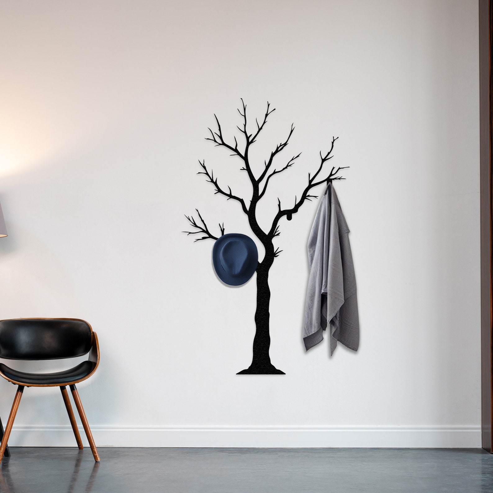 Extra Large Tree Coat Rack, Entryway Organizer, Wall Hooks Unique ...