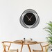 Retro Black Wall Clock Modern, Kitchen Wall Clock, Unique Designer Wall ...