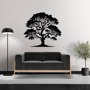 Tree Metal Art, Tree of Life Decor, Bonsai Tree Sign, Family Tree ...