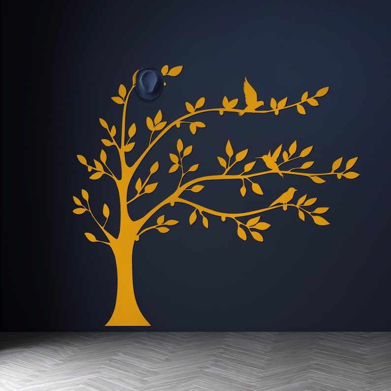 Extra Large Tree Branch Wall Hook, 98" Coat Hanger, Entryway Organizer ...