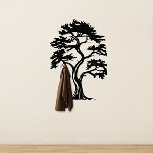 Extra Large Tree Coat Rack, Entryway Wall Organizer, Clothes Hanger ...