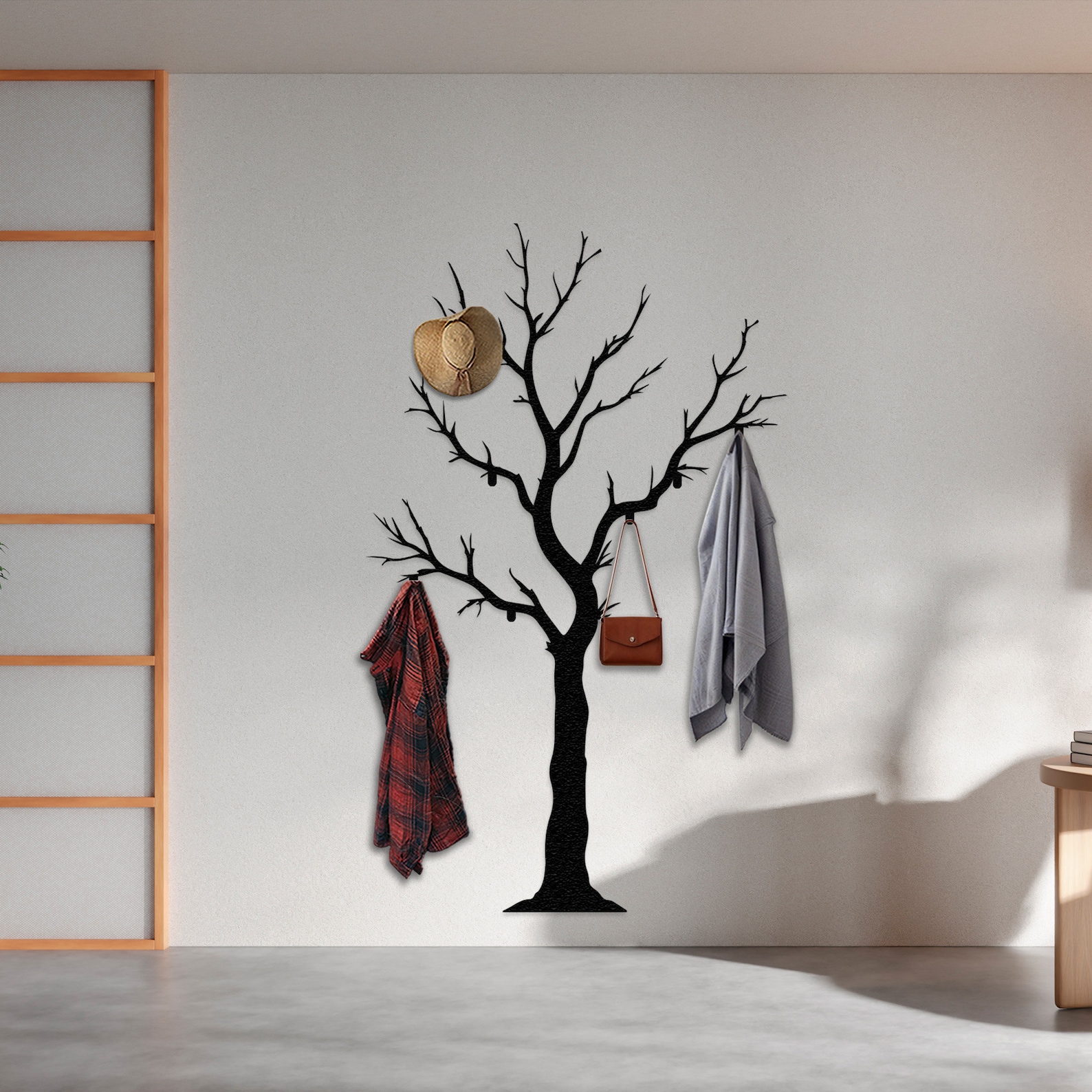 Extra Large Tree Coat Rack, Entryway Organizer, Wall Hooks Unique ...