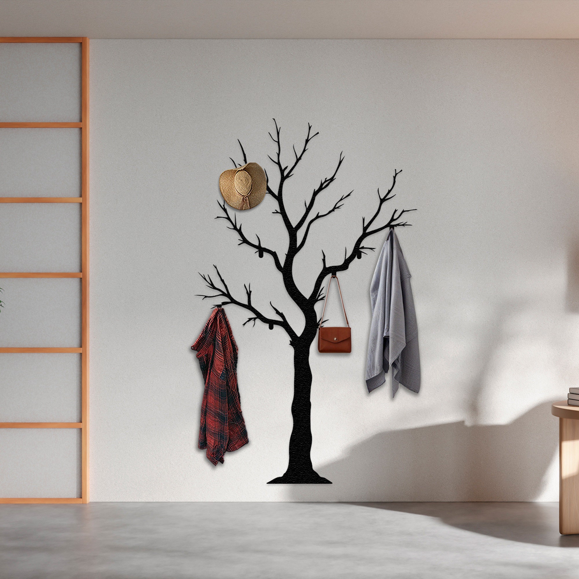 Extra Large Tree Coat Rack, Entryway Organizer, Wall Hooks Unique ...