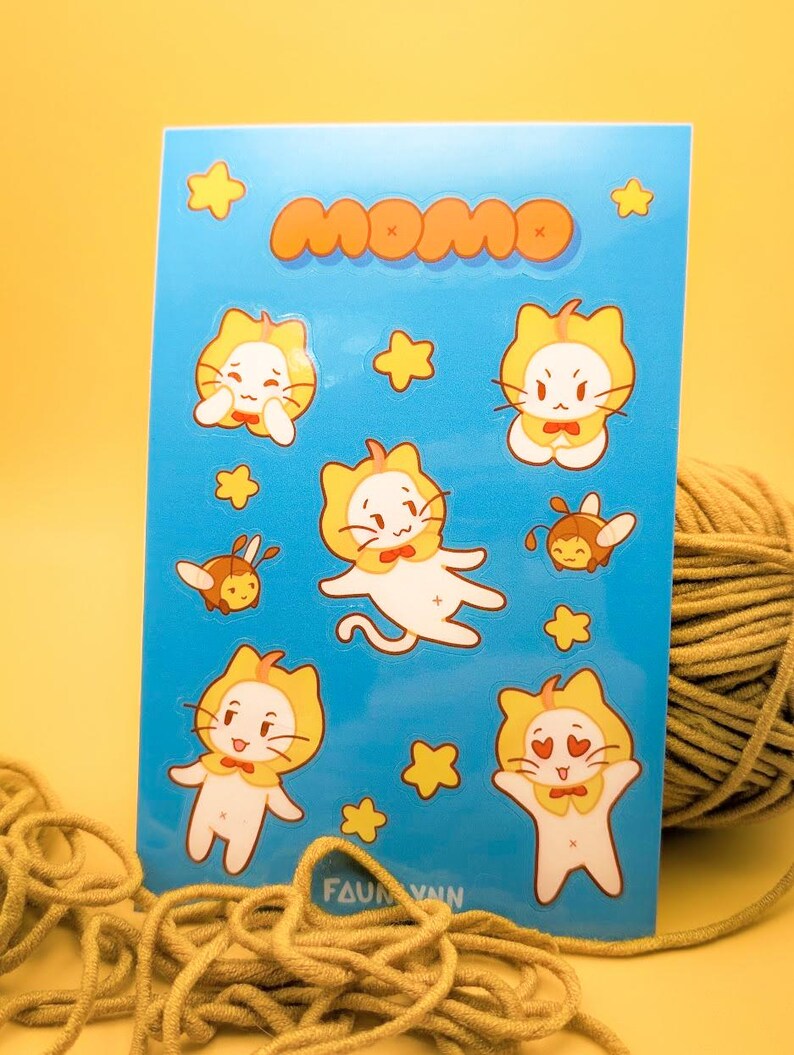 Momo Infinity Nikki Mini Sticker Sheet - Etsy