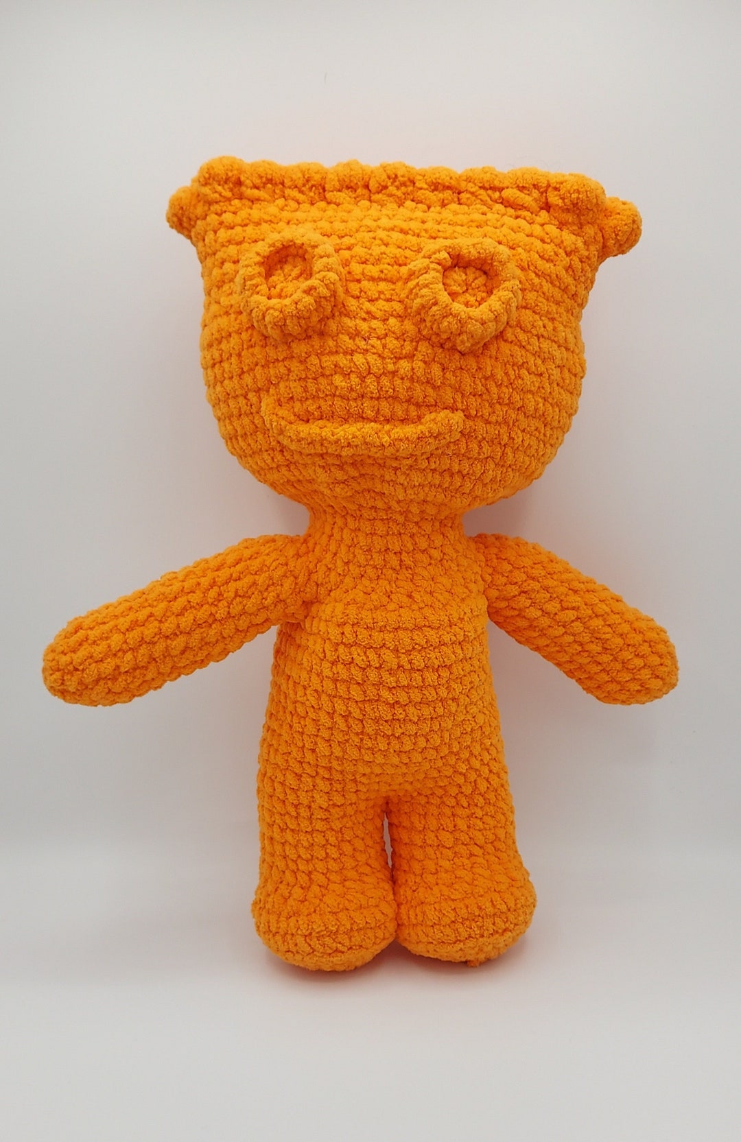 Jumbo Hand-crocheted Orange Sour Patch Kid Plushie - Etsy