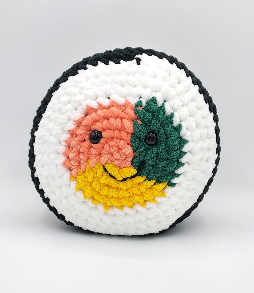 Small Smiley Sushi Plushie safety Eyes - Etsy