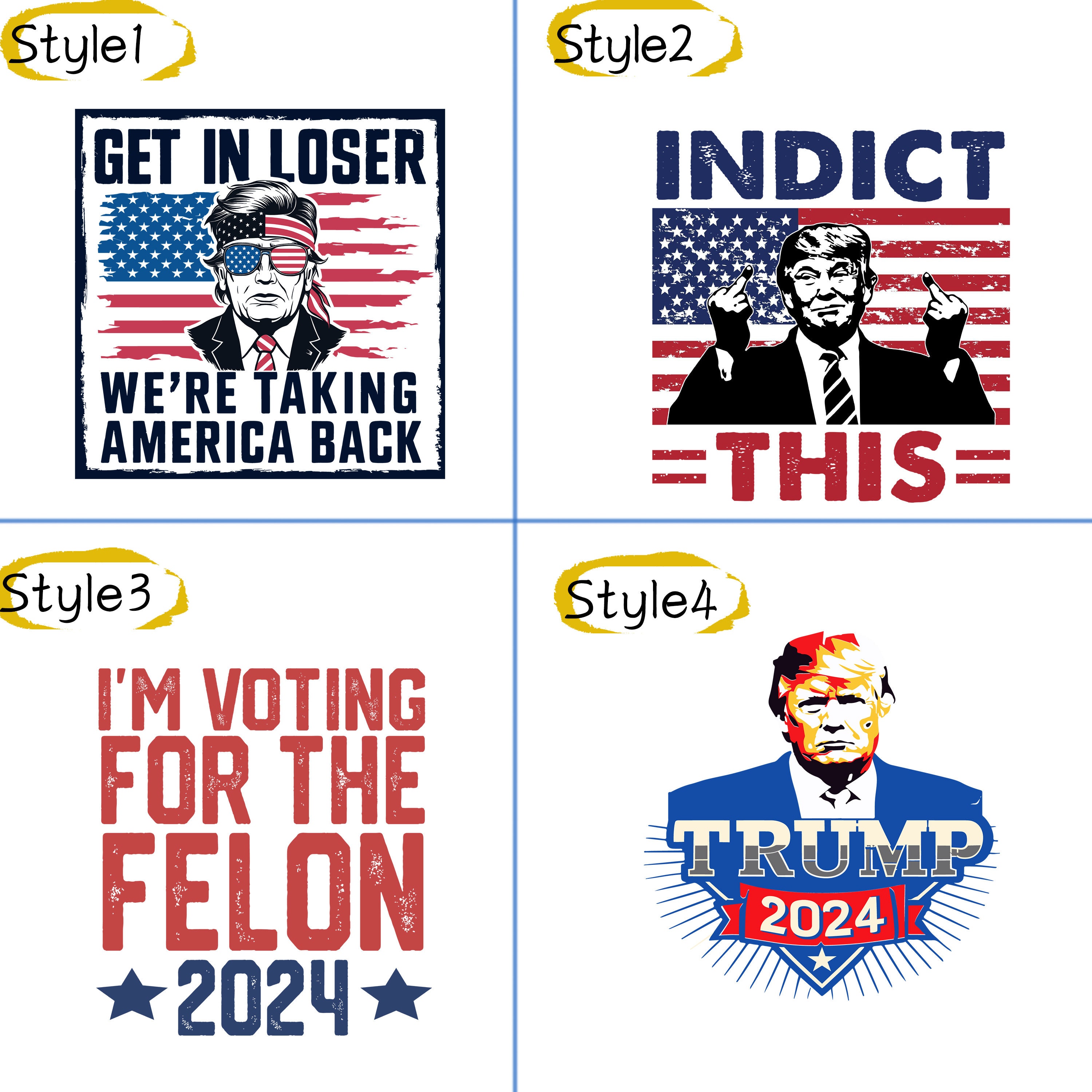 Trump 2024 Tattoos,trump Tattoo,political Tattoo, President Tattoo ...