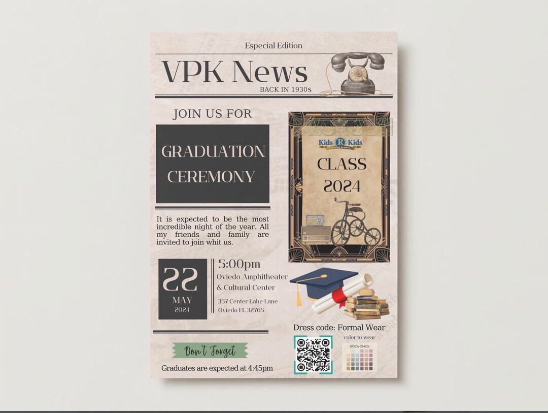 VPK Celebration Invitation - Etsy