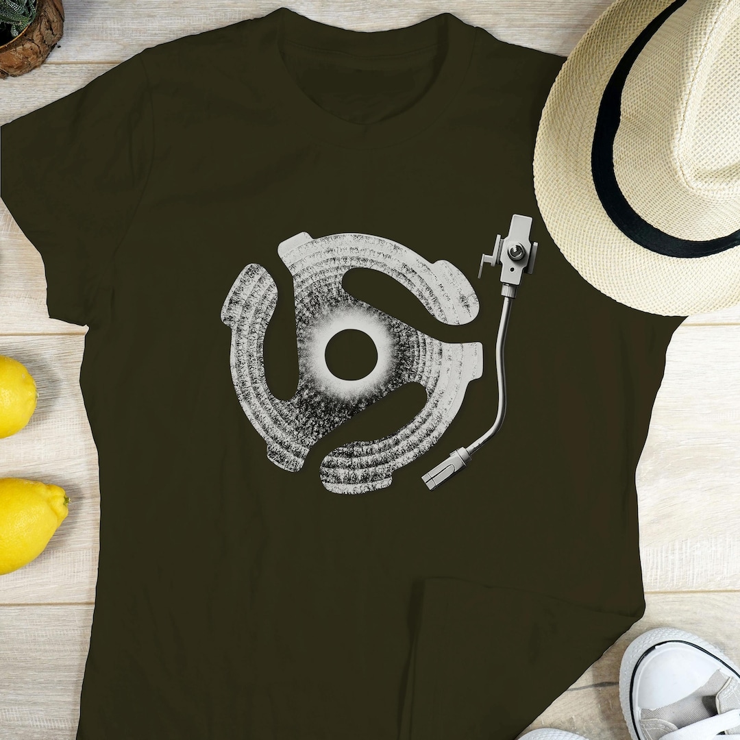 Vinyl Record Spacer T-shirt, Music Lover Tee - Etsy