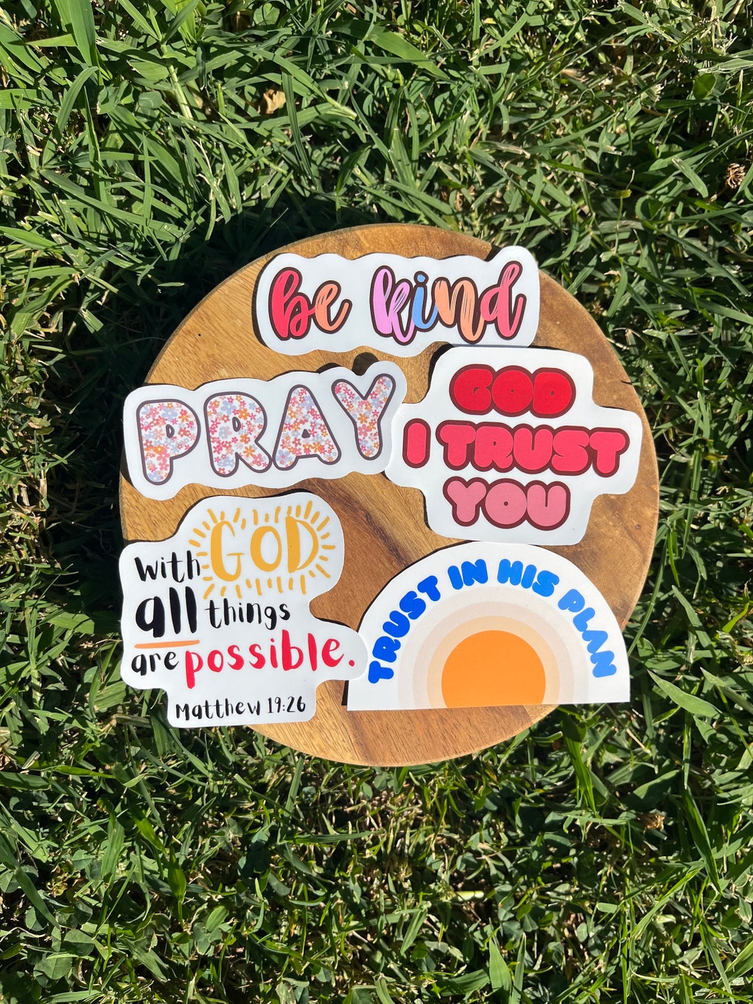 Christian Sticker Pack, Waterproof; Jesus, Sheep, Jesus Saves, Joseph ...