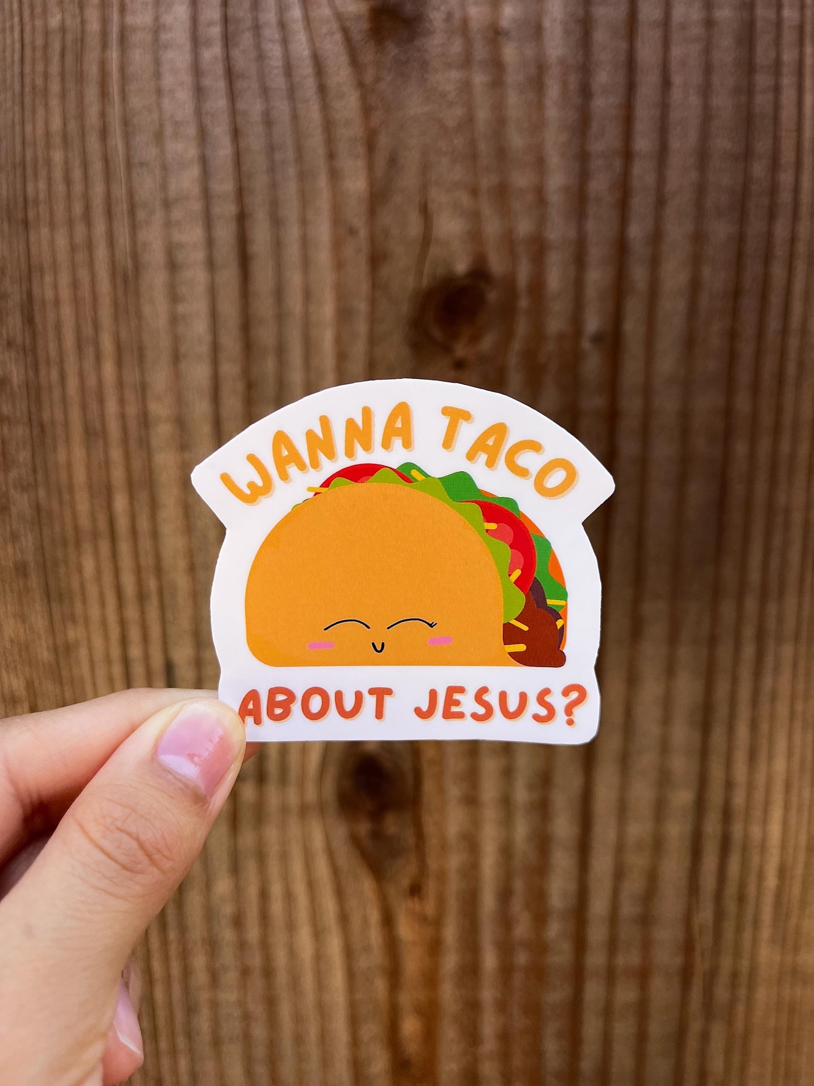 Cute Christian Pun Sticker Pack, Jesus Loafs You, Faith Taco, Soup-er ...