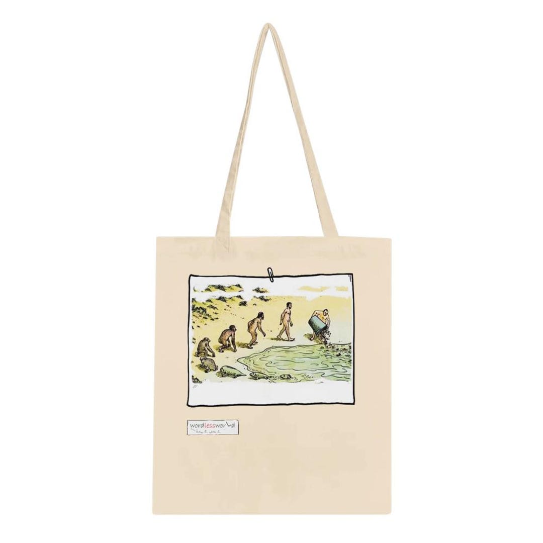 Human Life Cycle Comic Cartoon Tote Bag Classic Tote Bag Human Life ...