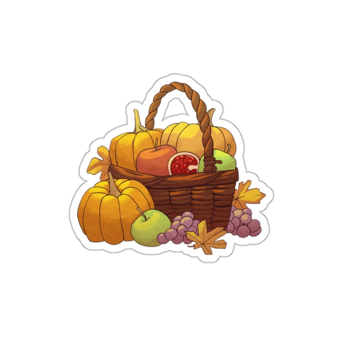 Hobbit Fruit Basket Die-cut Stickers, Tolkien Inspired Decals, Middle ...