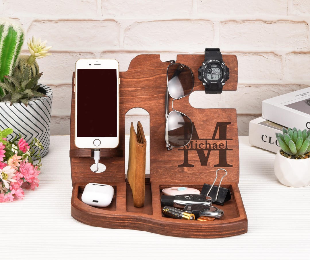 Personalized Men, Docking Station Men, Mens Birthday Gift, Mens Gift ...