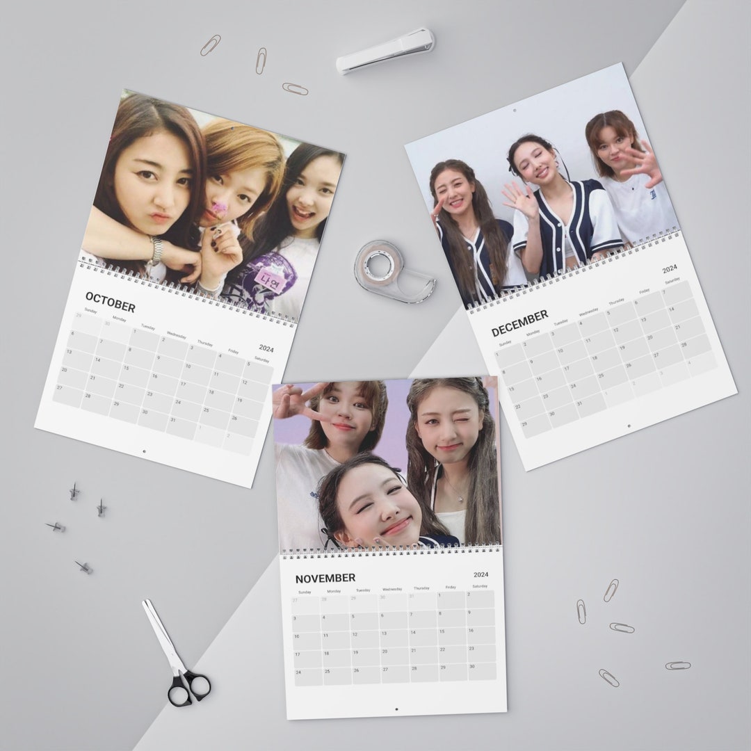 TWICE K-pop Calendar 2024 3mix Members Version - Etsy