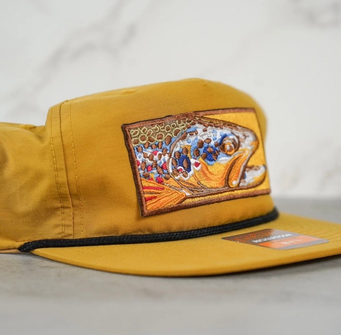 Trout Vintage Style Snapback Rope Hat - Etsy