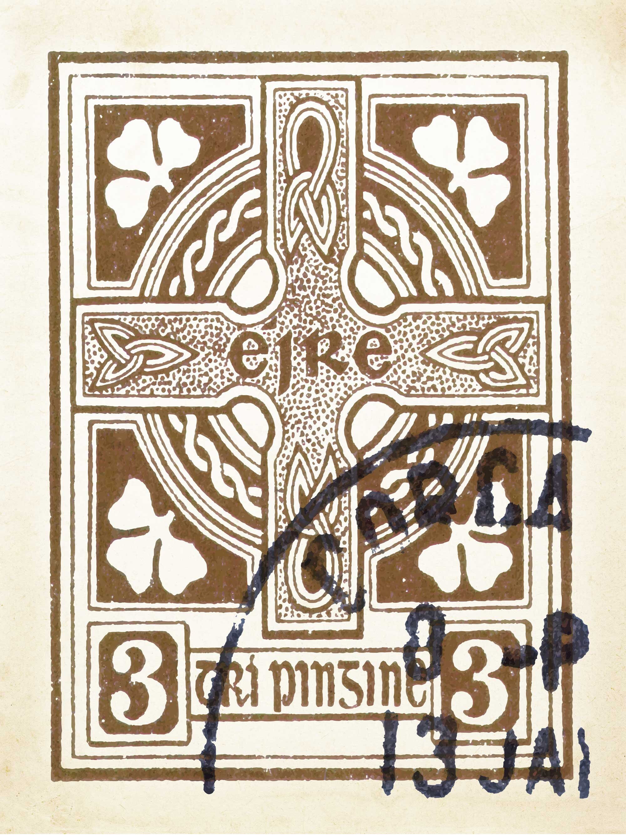 Celtic Cross Irish Wall Art Print, Christian Art, Celtic Art, the Irish ...