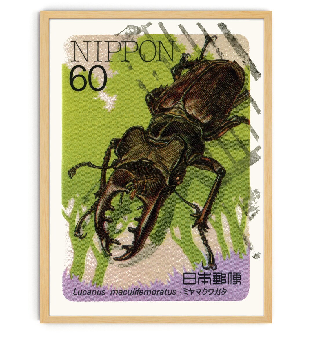 Insect Art, Japanese Art Print, Japanese Wall Art, Asian Art, Insect ...