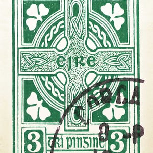 Celtic Cross Irish Wall Art Print, Christian Art, Celtic Art, the Irish ...