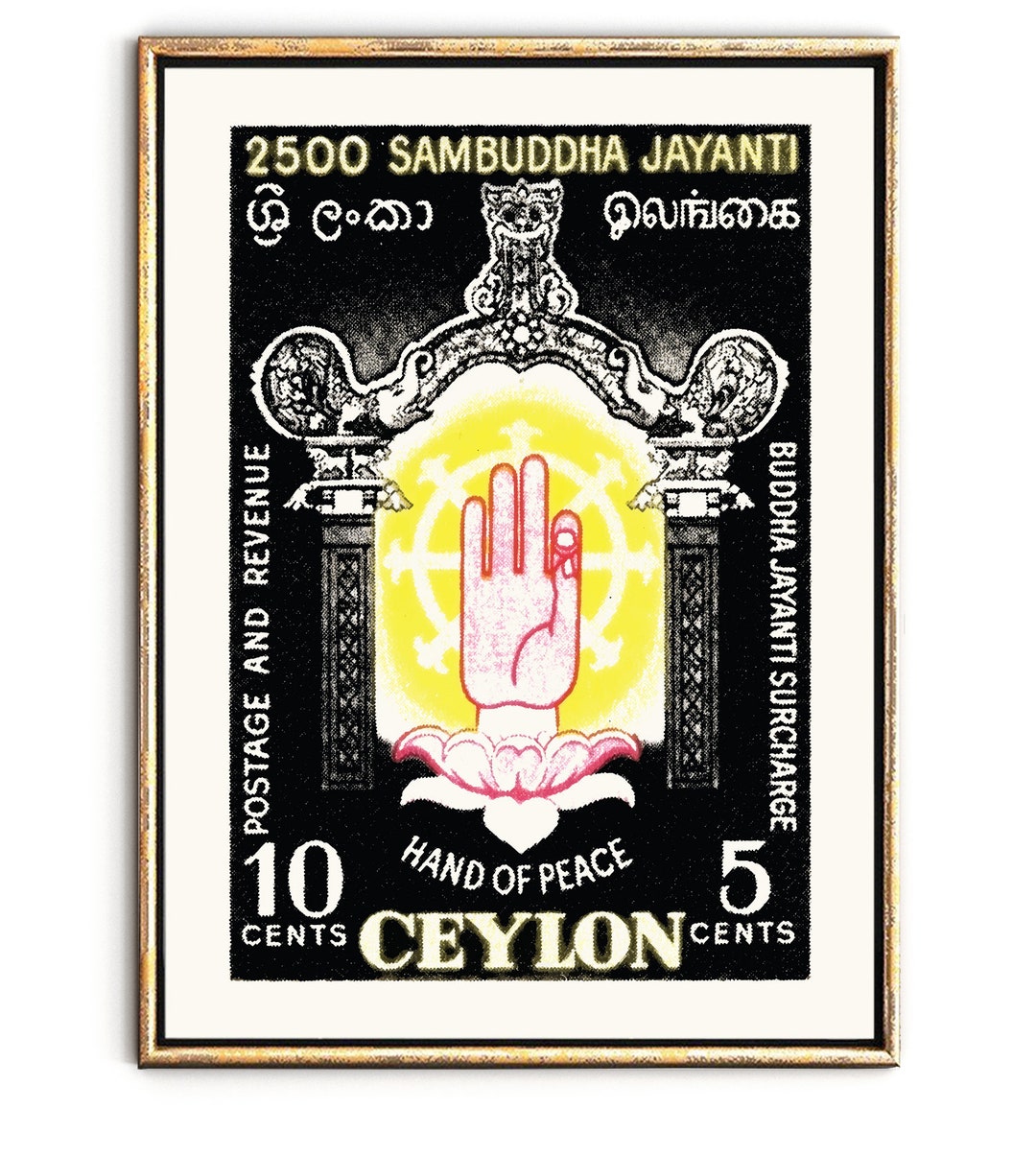 Arte de la India, arte de pared de Buda, decoración Boho, Wanderlust y ...