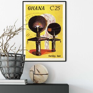 African Wall Art Print, Black Art, Feminist Art, Vintage Travel Poster ...