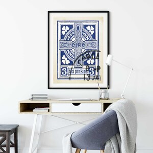 Celtic Cross Irish Wall Art Print, Christian Art, Celtic Art, the Irish ...