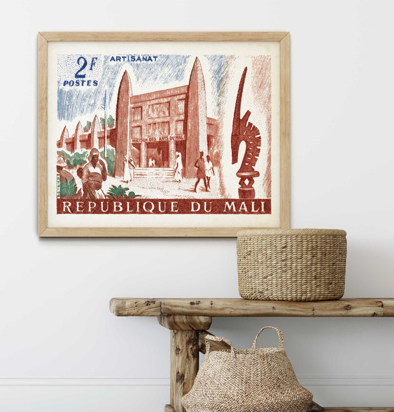 African Art, Black Art, Architecture Print, African Sculpture Design ...