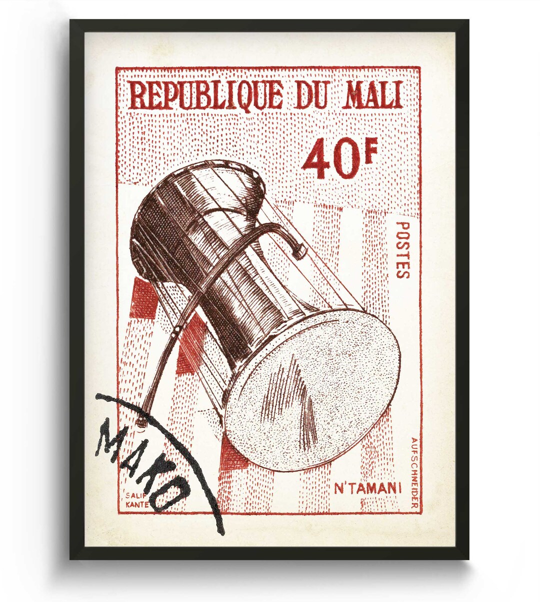 African Music Wall Art Poster, Black Art, African American Art, Black ...