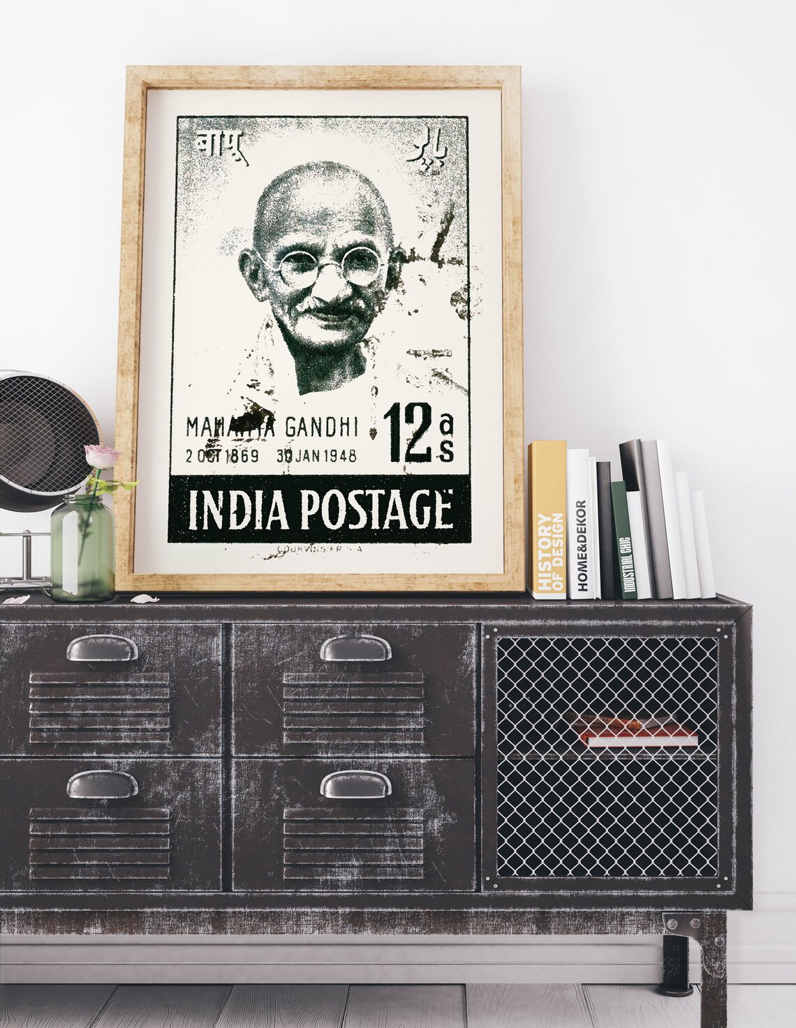 Mahatma Gandhi Print Yoga Art Meditation Art Zen Decor - Etsy