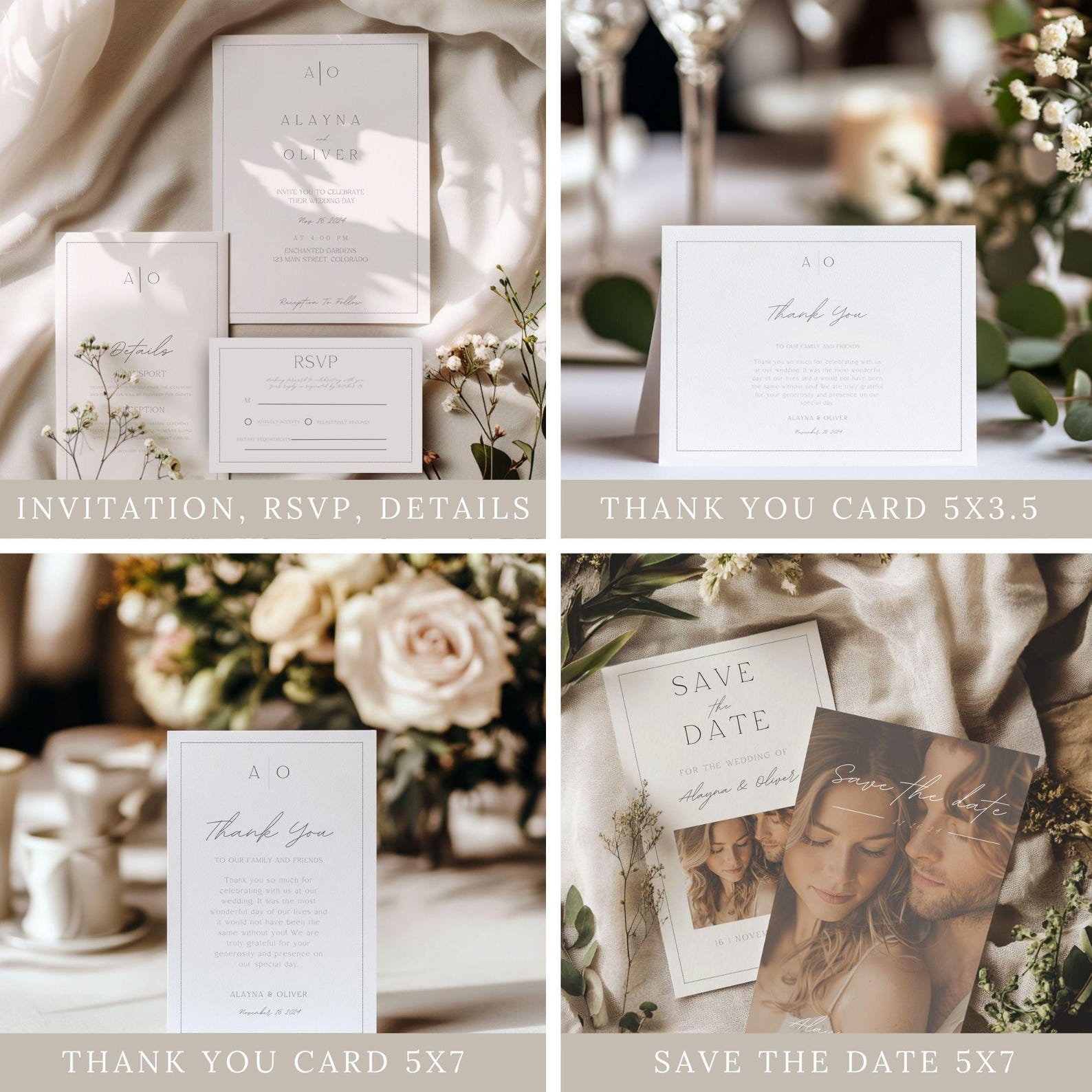 Wedding Template Bundle, Editable Wedding Sign Template Set, Wedding ...