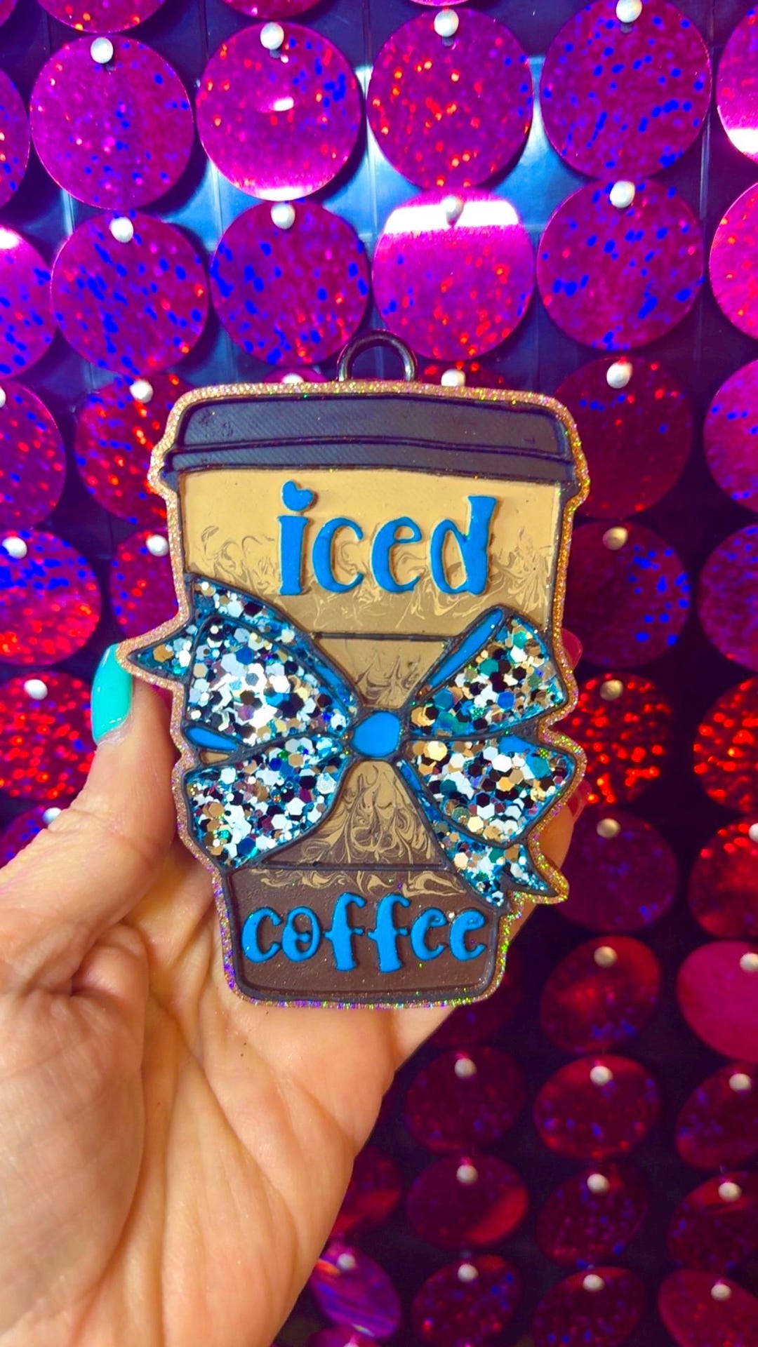 Iced Coffee Car Freshie, Car Scents, Air Fresheners, Coffee Freshie - Etsy