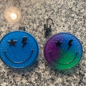 Smiley Vent Clip Set (2), Car Freshie Set (2), Car Scents, Air ...
