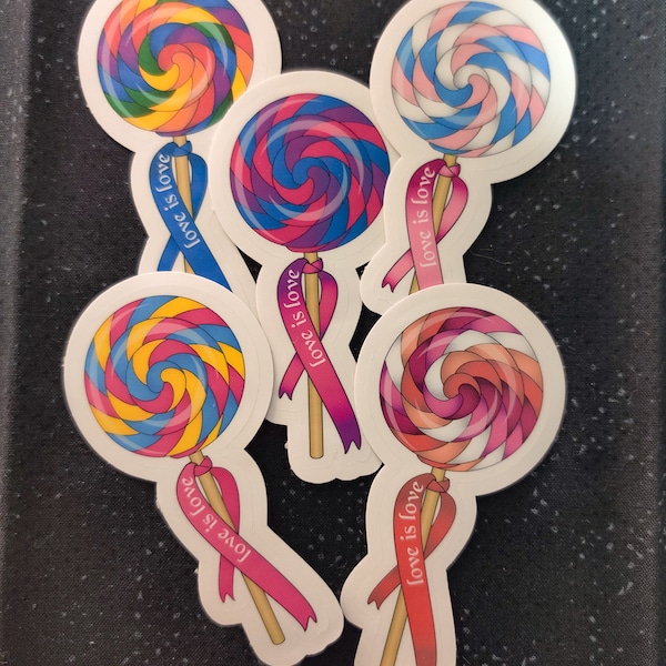 Lollipop Stickers - Etsy