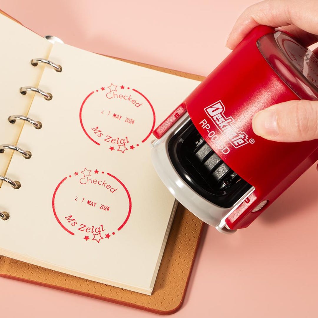 Custom Teacher Stamp/ Custom Personalized Name & Date Stamp ...