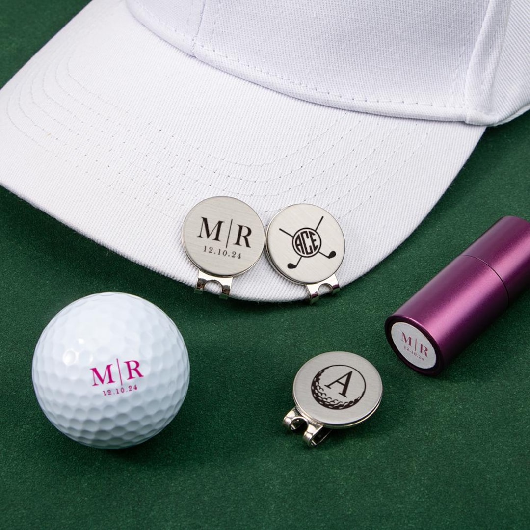 Personalized Golf Ball Stamp Kit/ Customized Golf Ball Marker Stamper ...