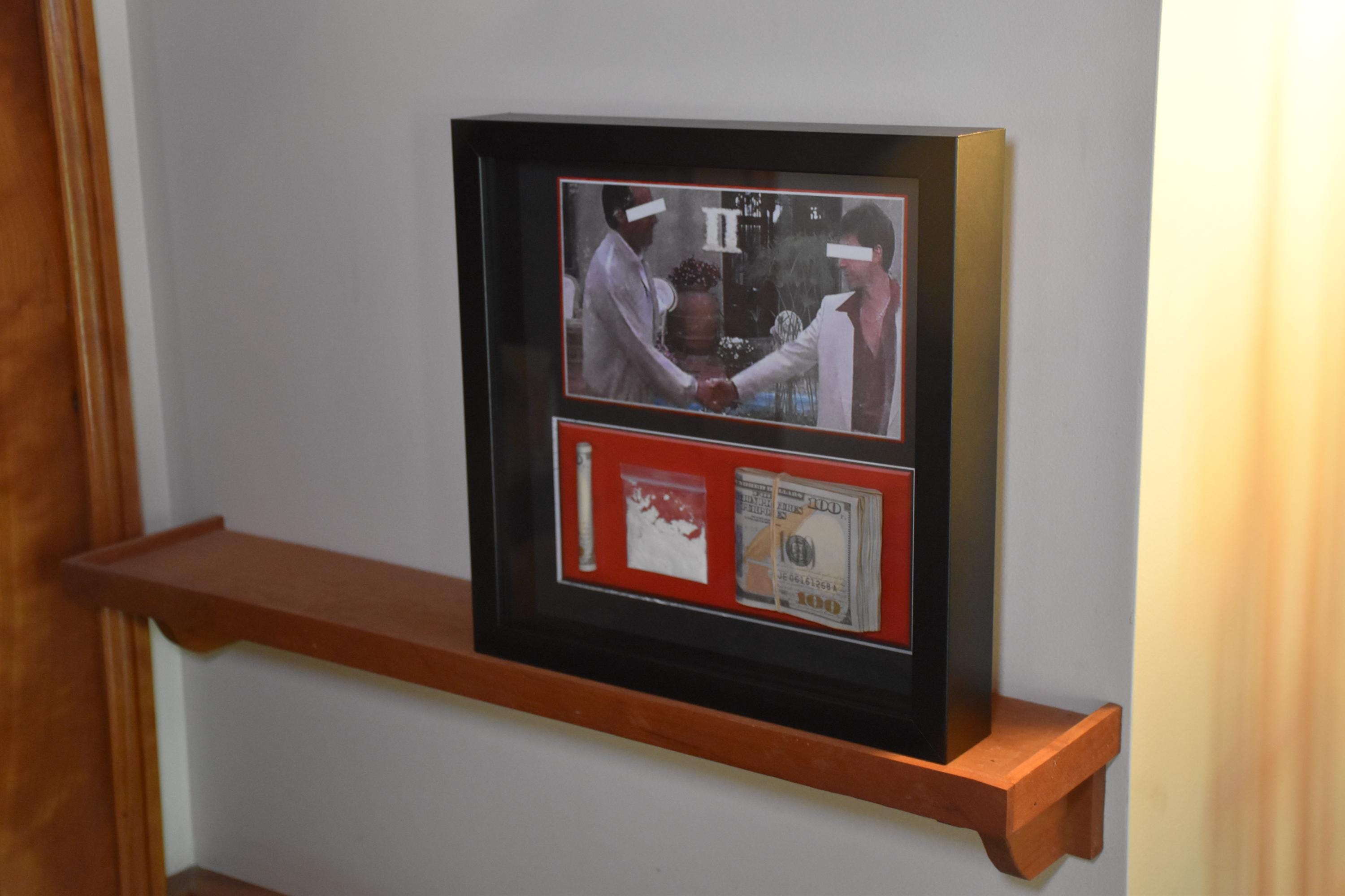 Al Pacino Money Art - 3D Shadow Box Bedroom Decor, Scarface Luxury ...