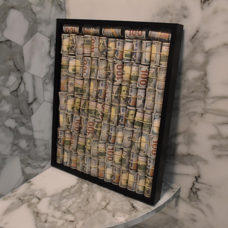 Money Glass Table - Etsy