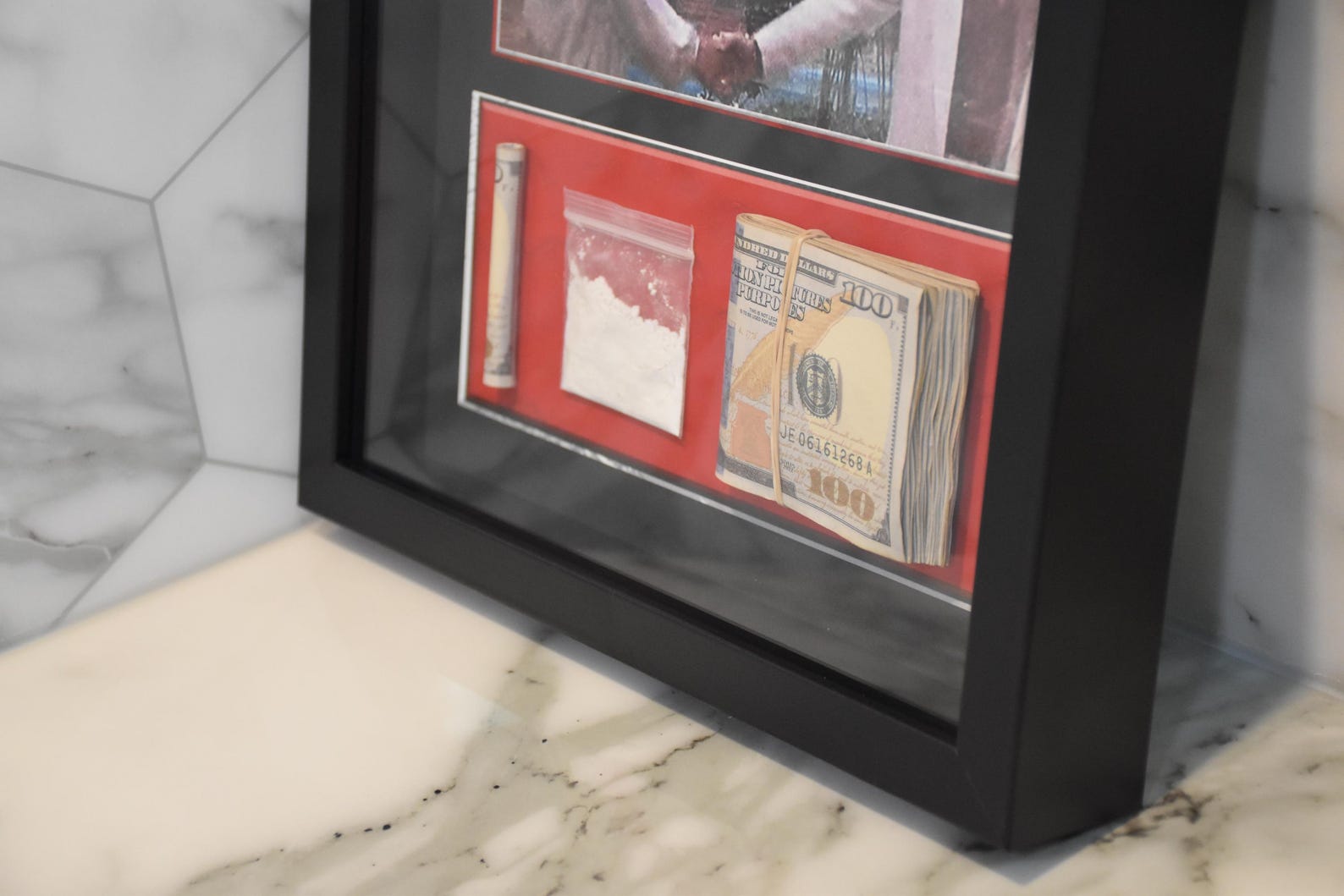 Al Pacino Money Art - 3D Shadow Box Bedroom Decor, Scarface Luxury ...