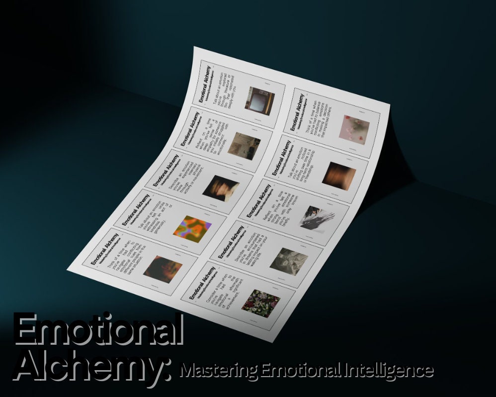 Emotional Intelligence Cards | Journal Prompts | Question Cards | Self ...