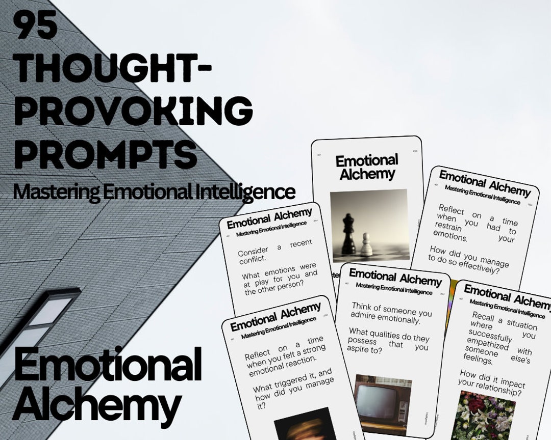 Emotional Intelligence Cards | Journal Prompts | Question Cards | Self ...