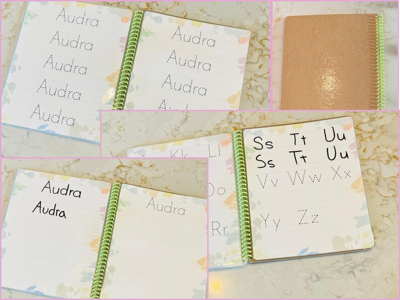 Personalized Name Tracing Book - Etsy