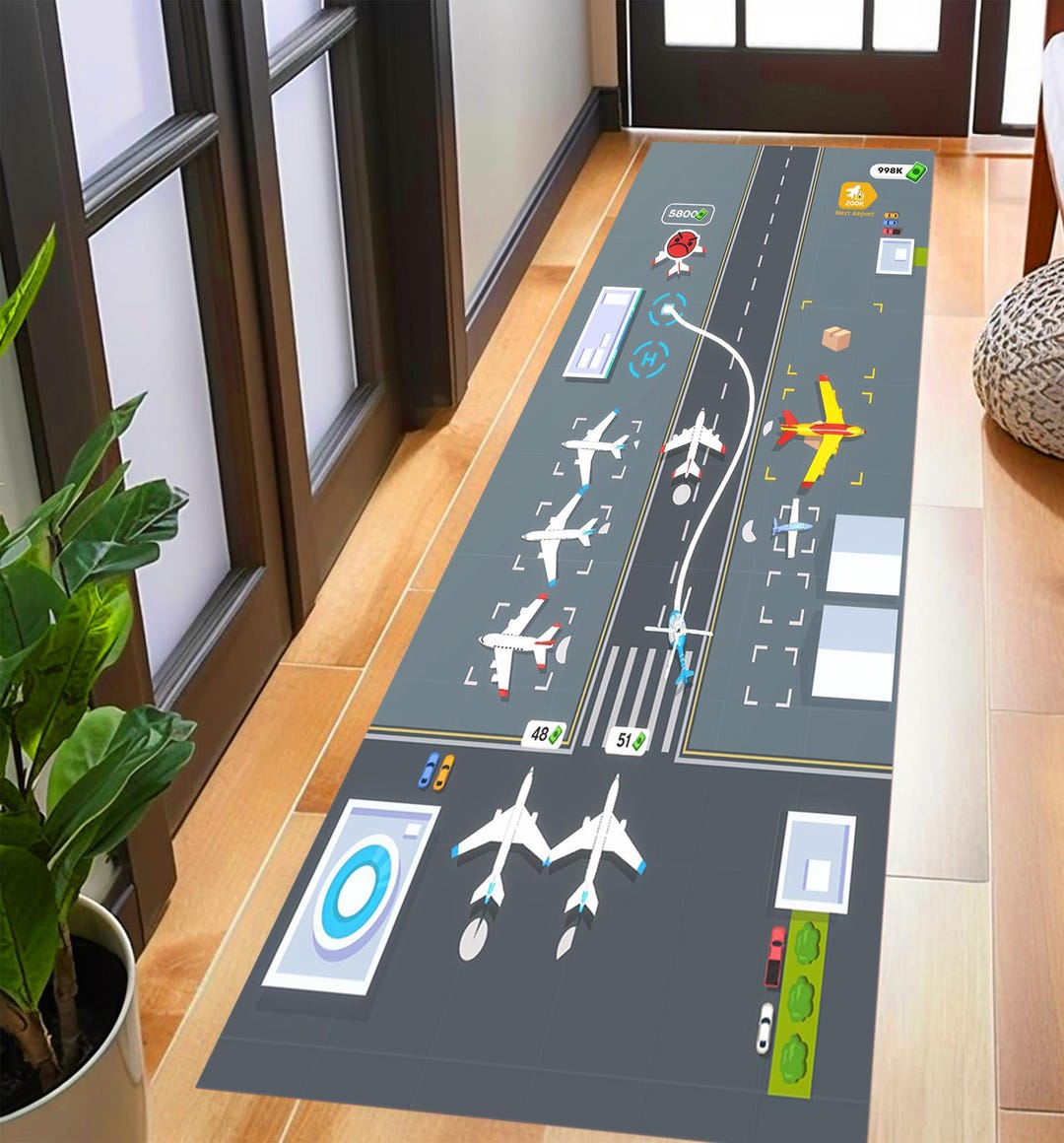 Aviation Rug, Rug,aircraft Rug Plane Rug,runway Rug,airport Rug,area ...