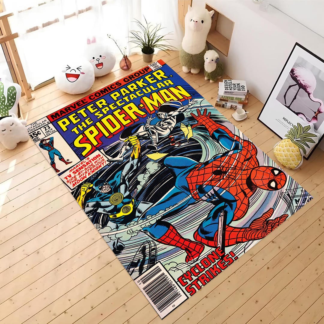Legend Cartoon Rug,spiderman, Spider Man, Legend, Comic Book, the ...