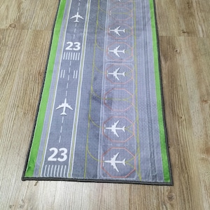 Runner Plane Rug,runway Rug,track Rug,aircraft Rug,aviation Rug,airport ...