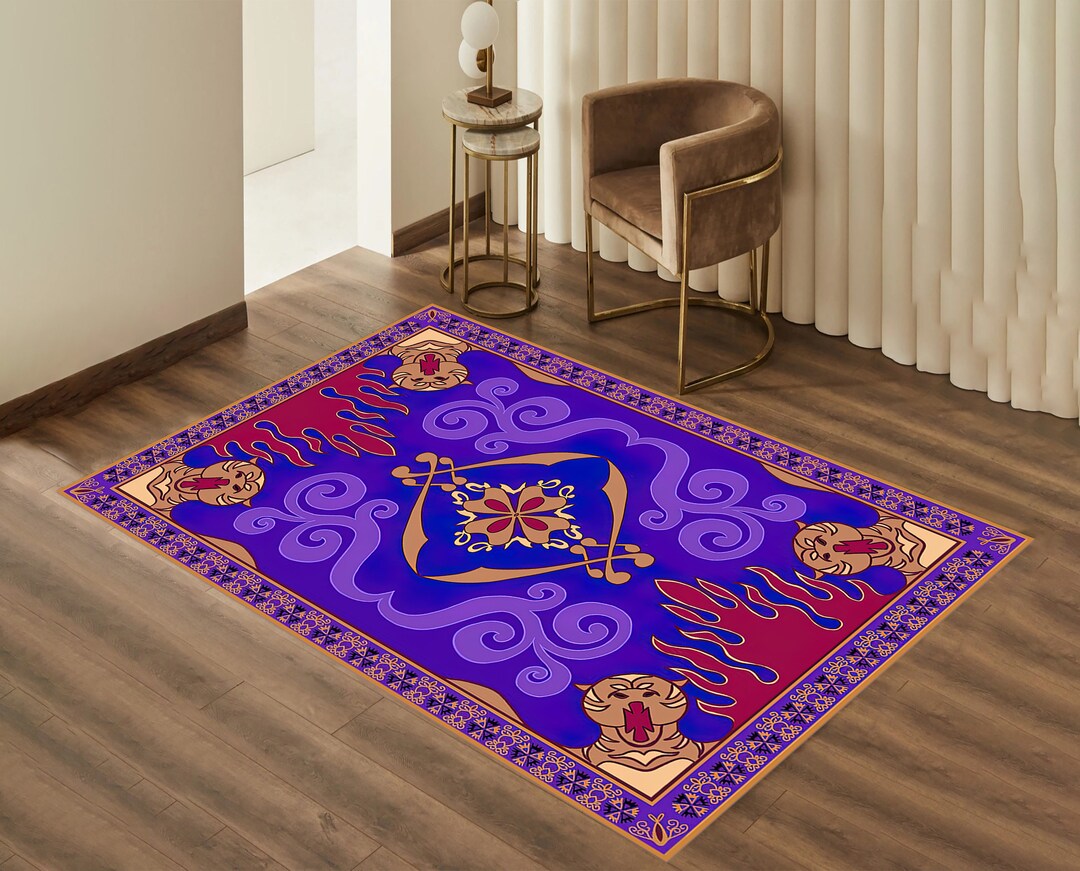 Aladdin's Flying Rug, Aladdin's Rug, Aladdin Rug, Modern Rugs, Gift Rug ...
