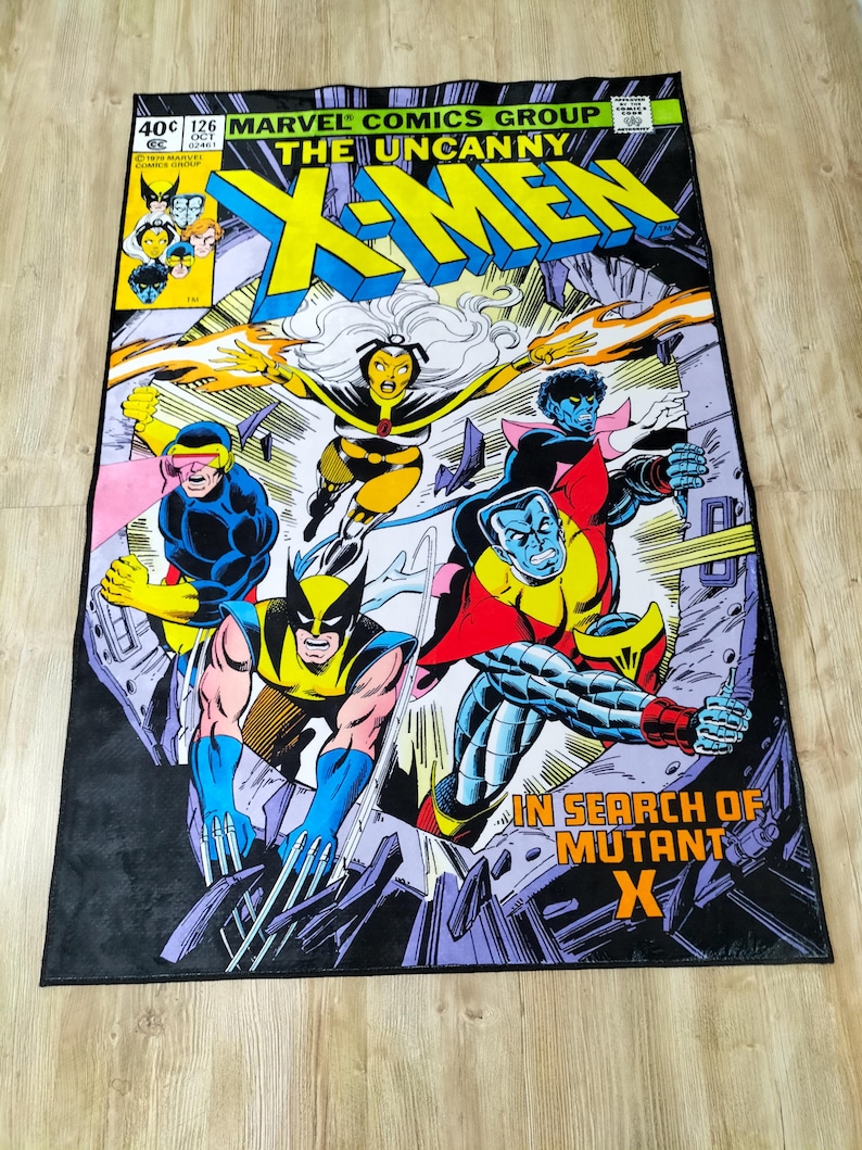 X-men Rug, X-men Legend Carpet, Comic Cartoon Books Cover, Books First ...