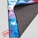 Red Galaxy Round Rug: Cosmic Planet Carpet for Kids Room and Futuristic ...