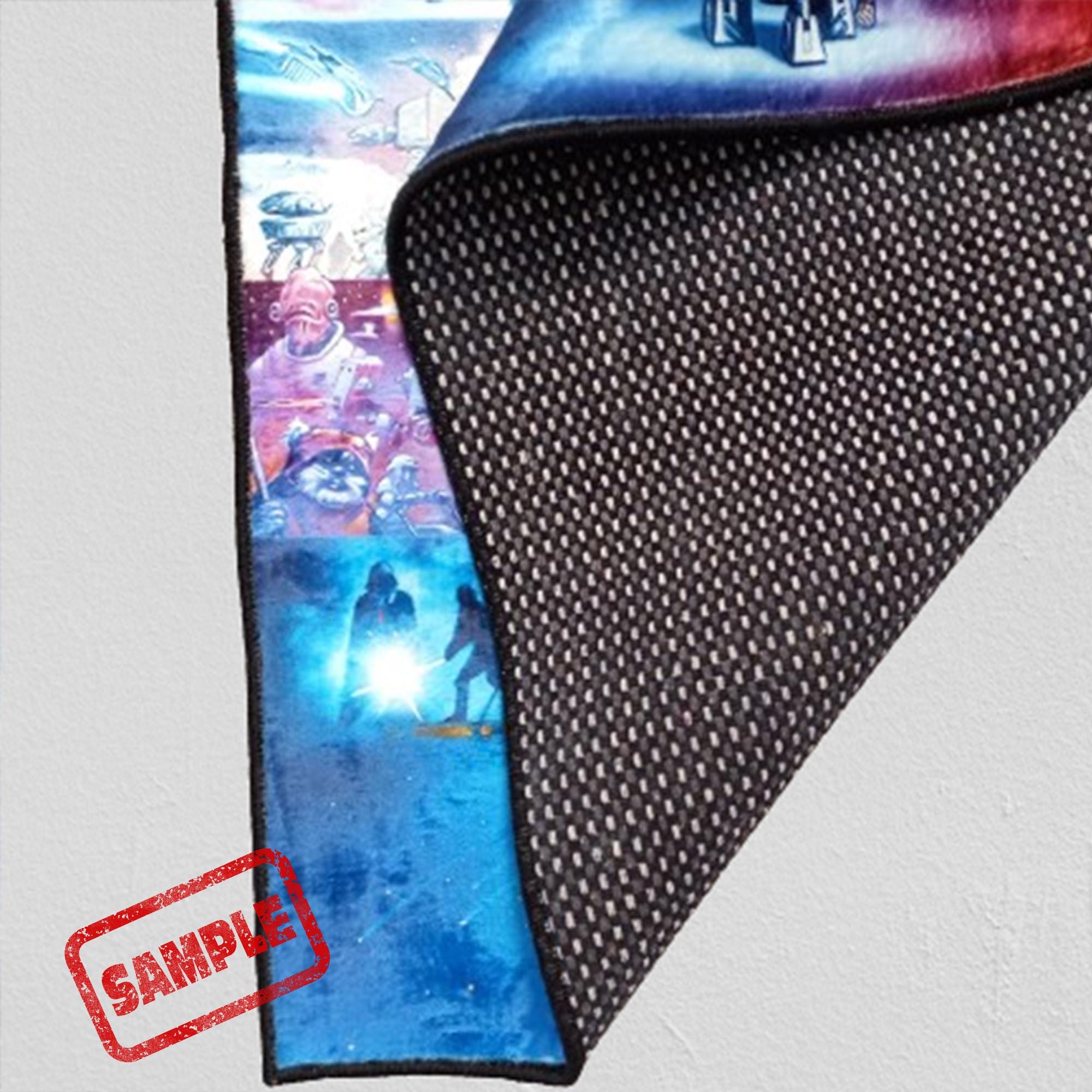 Red Galaxy Round Rug: Cosmic Planet Carpet for Kids Room and Futuristic ...