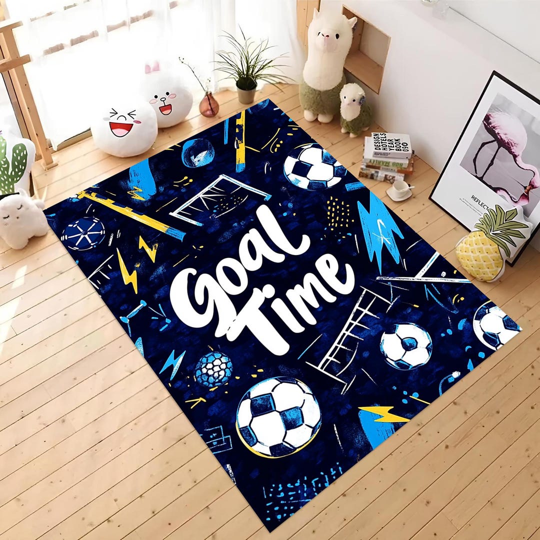 Soccer Ball Rug, Soccer Rug,soccer Rug, Football Rug Football Ball Rug ...