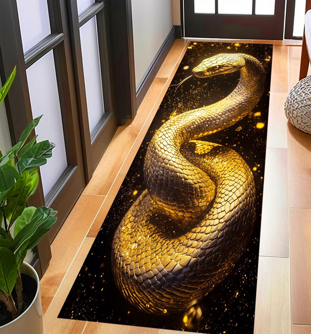 Snake Pattern Runner, Snake Runner, Snake Rug, Snake Carpet, Snake ...